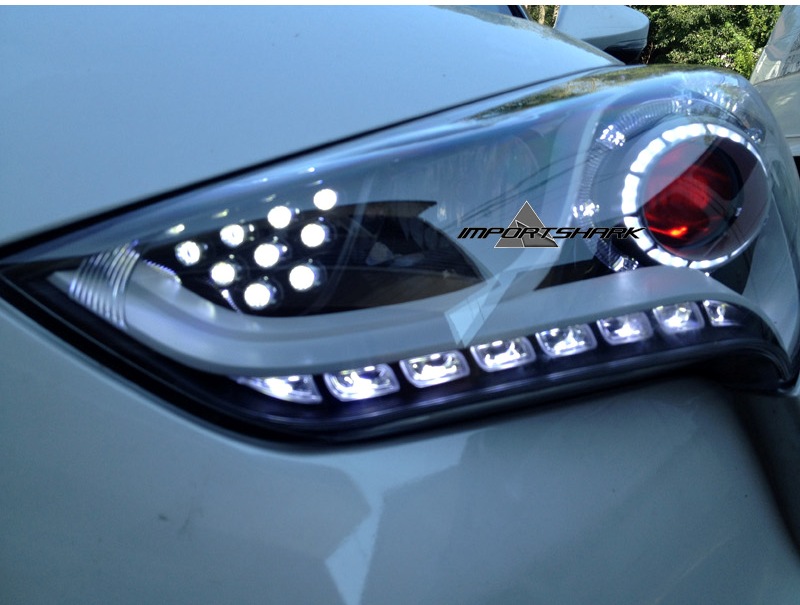 KDM Customized Turbo Headlights, importshark.com