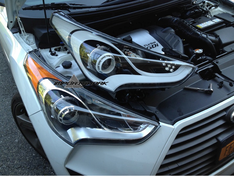 KDM Customized Turbo Headlights, importshark.com