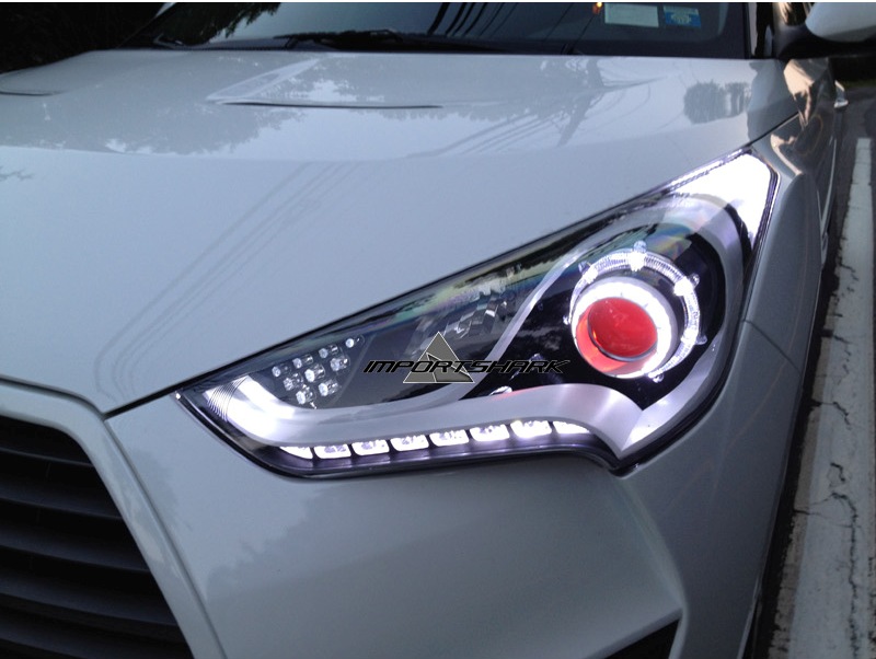 KDM Customized Turbo Headlights, importshark.com