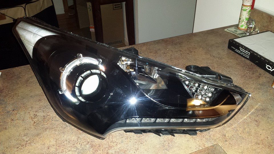 KDM Customized Turbo Headlights, importshark.com