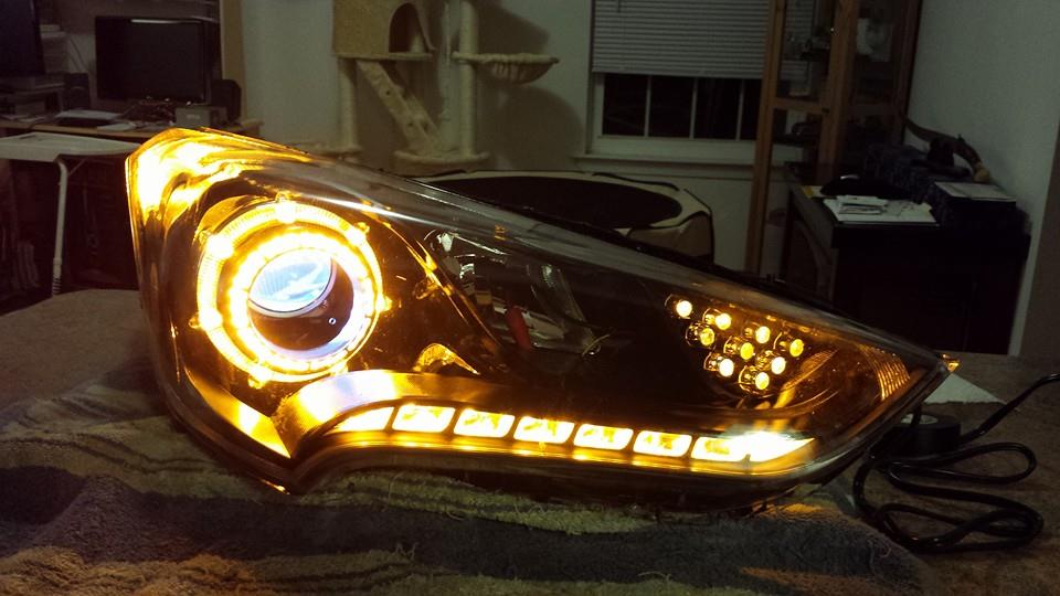 KDM Customized Turbo Headlights, importshark.com