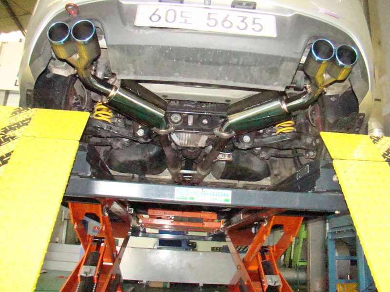 Jun B.L R-Line 3.8L Catback Exhaust, importshark.com