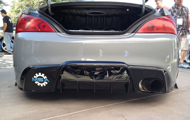 MyRides Single Rear Diffuser (FRP), importshark.com