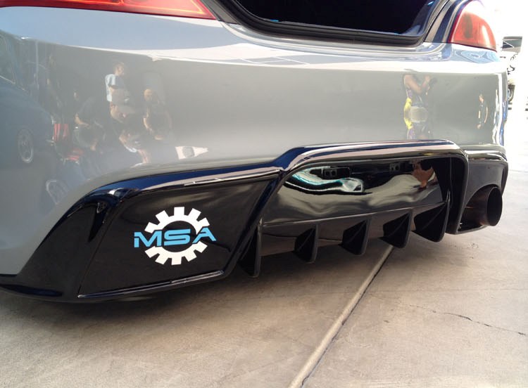 MyRides Single Rear Diffuser (FRP), importshark.com
