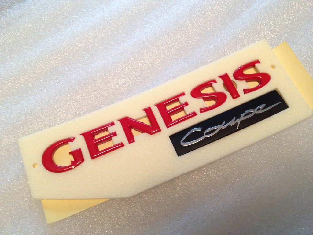 OEM Genesis Coupe Lettering (Custom), importshark.com